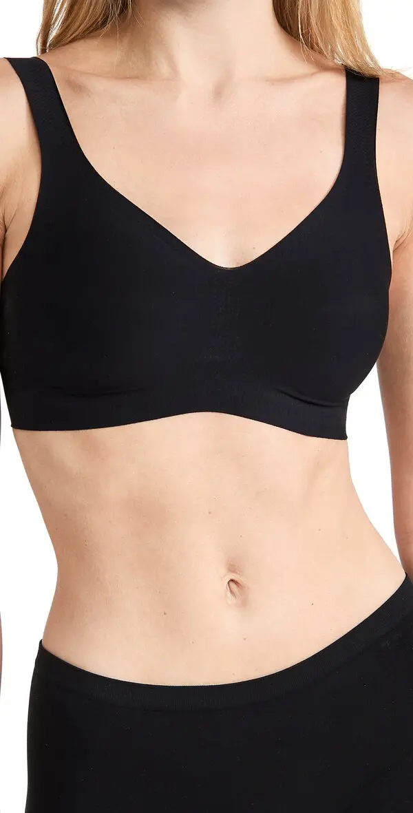 Commando Butter Soft Support Bralette - Black