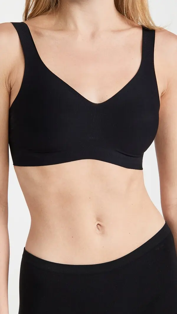 Commando Butter Soft Support Bralette - Black