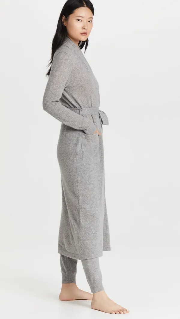 WHITE & WARREN Cashmere Long Robe
