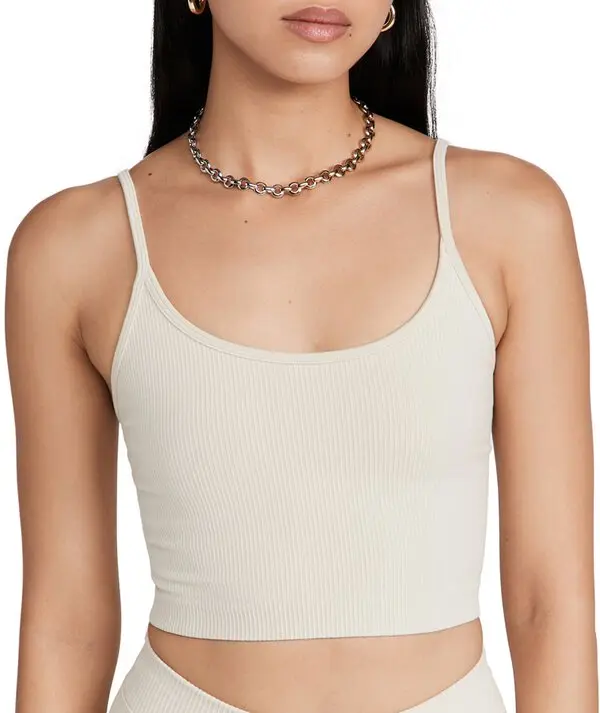 Good American Chunky Rib Crop Top
