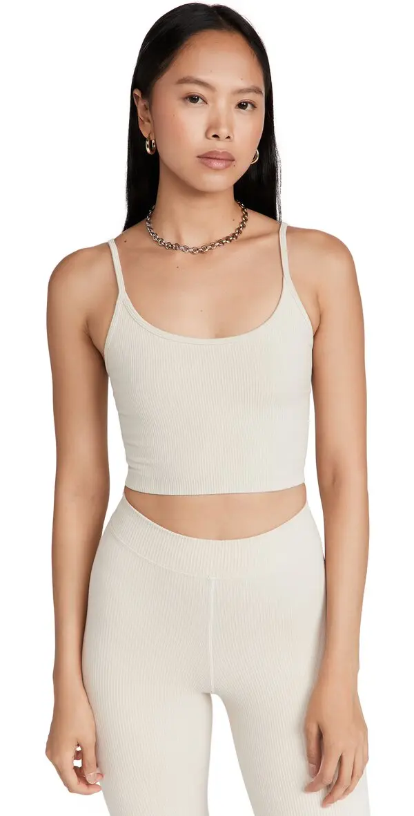 Good American Chunky Rib Crop Top