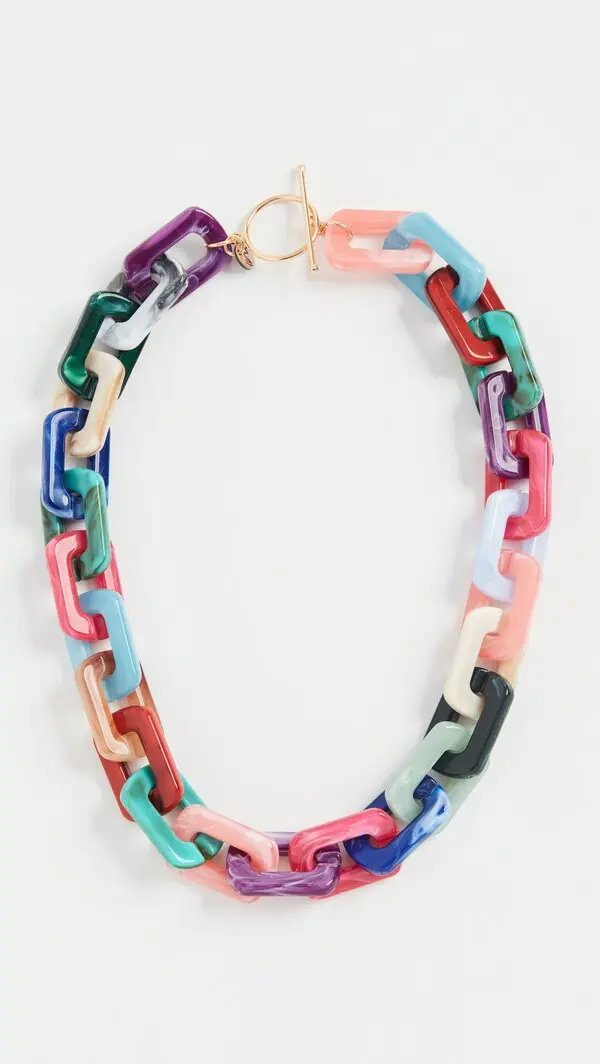 Maison Irem Acrylic Link Necklace