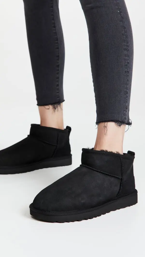 UGG Classic Ultra Mini Boots - Black