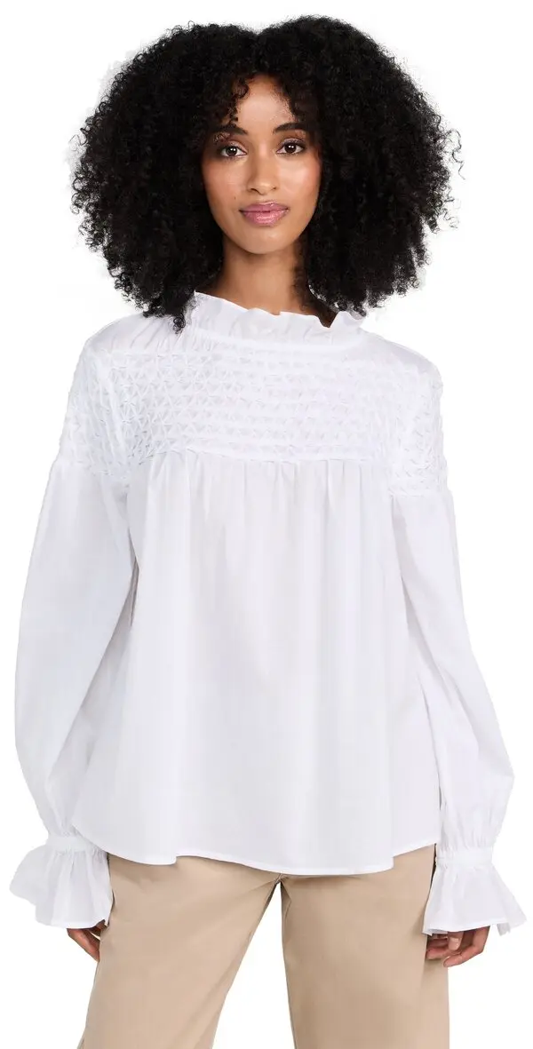 Merlette Majorelle Top - White
