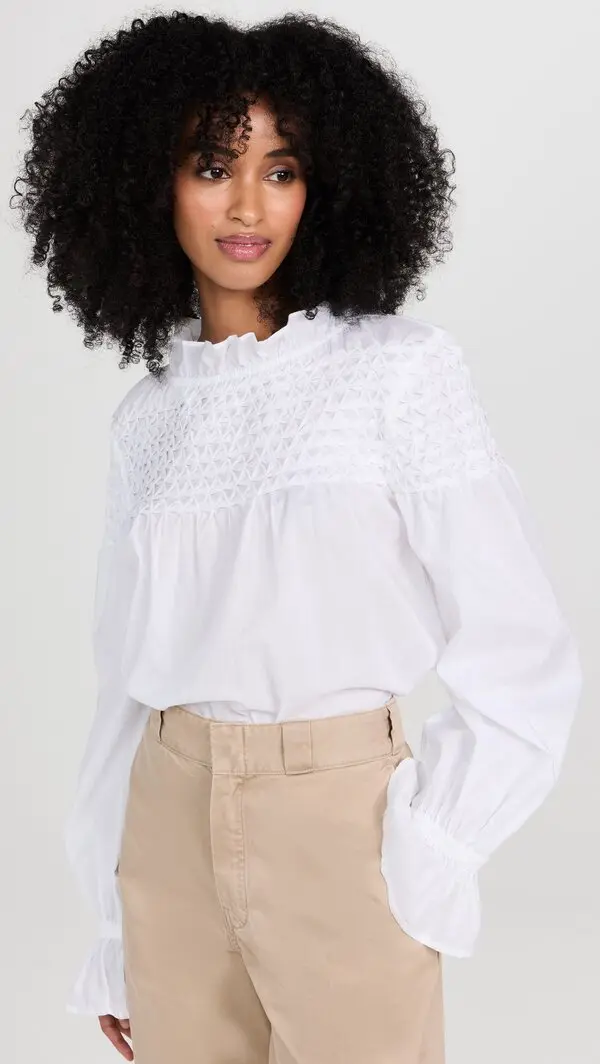 Merlette Majorelle Top - White