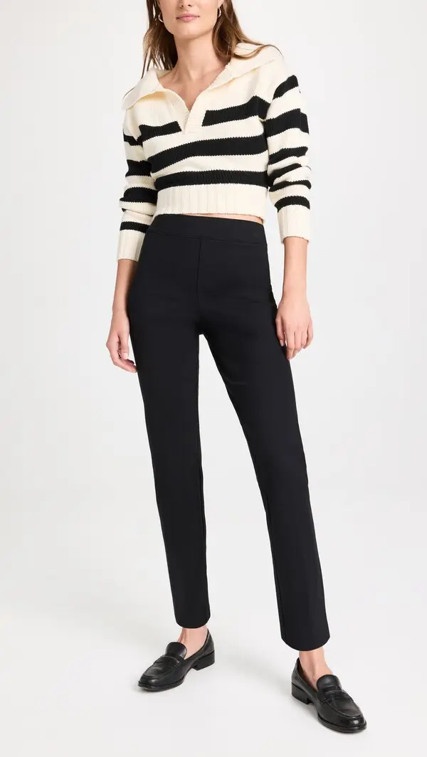 Spanx Slim Straight Leg Pants - Black