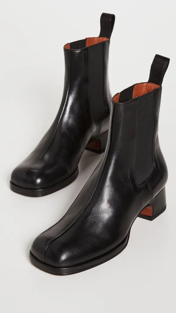 Manu Atelier Squared Toe Chelsea Boots