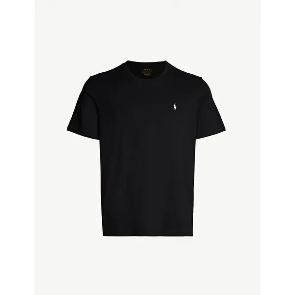 Polo Ralph Lauren Crewneck Cotton-jersey T-shirt - Black