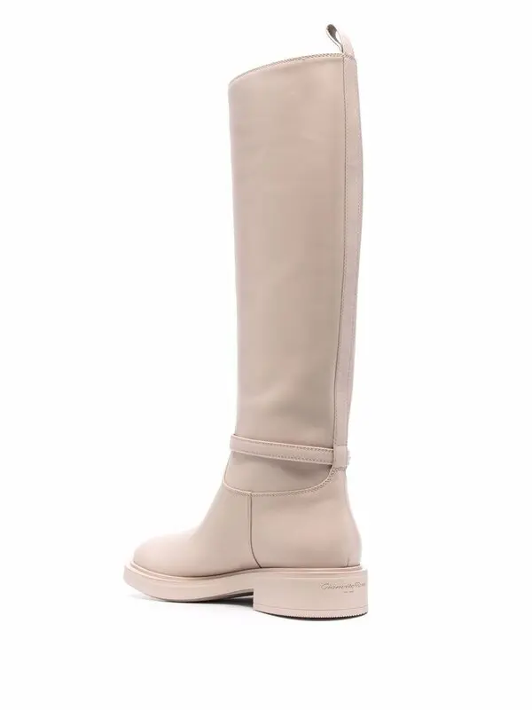 GIANVITO ROSSI Buckle-fastening Leather Boots