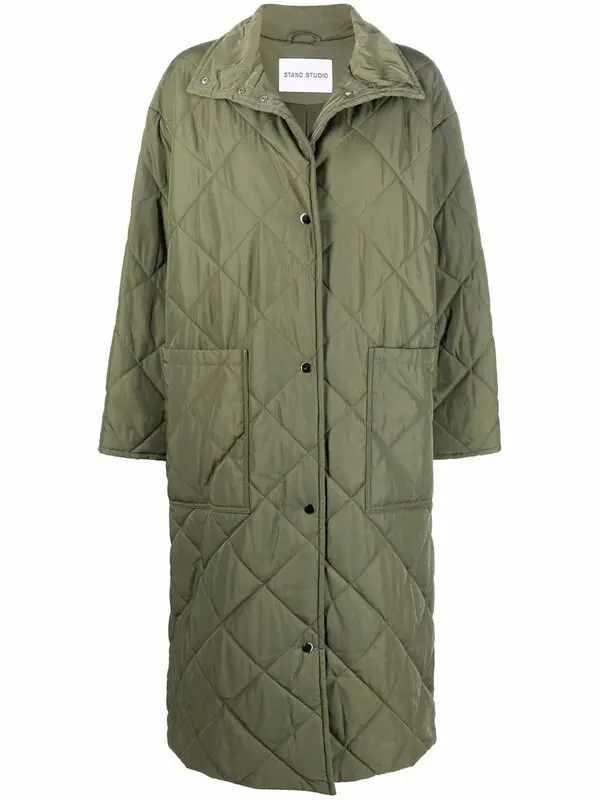 STAND STUDIO Recycled Polyester Quilted Coat