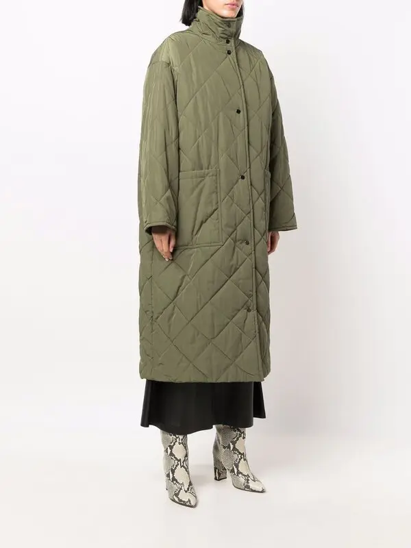 STAND STUDIO Recycled Polyester Quilted Coat