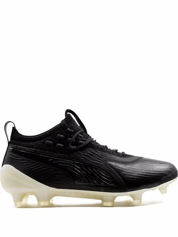 PUMA One 19.1 Firm Ground Artificial Sneakers - Black
