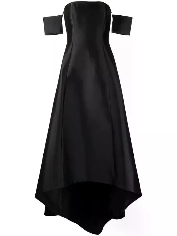 sachin & babi stretch satin strapless side-slit maxi dress BHLDN Avianna Stretch Satin Strapless Side-Slit Maxi Dress
