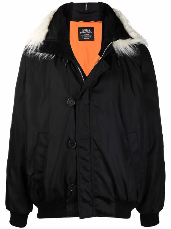 Stella McCartney Logo-embroidered Hooded Jacket