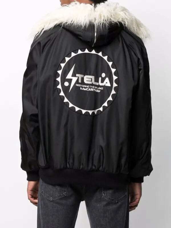 Stella McCartney Logo-embroidered Hooded Jacket