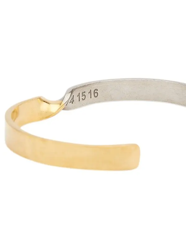 MAISON MARGIELA Twisted Number-engraved Bracelet