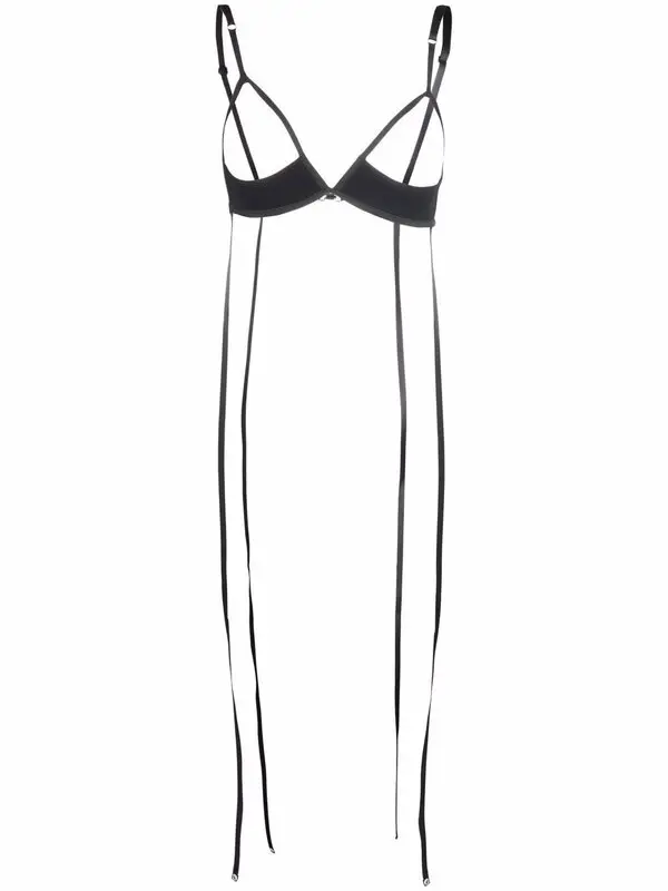 Givenchy Strap-detail Cut-out Bra - Black