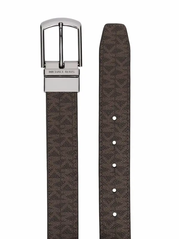 Michael Kors Monogram Belt - Brown