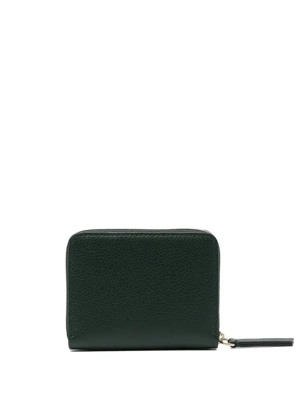 Mulberry Small Logo-plaque Zipped Purse - Green