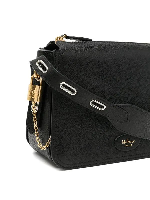 Mulberry Billie Leather Crossbody Bag - Black