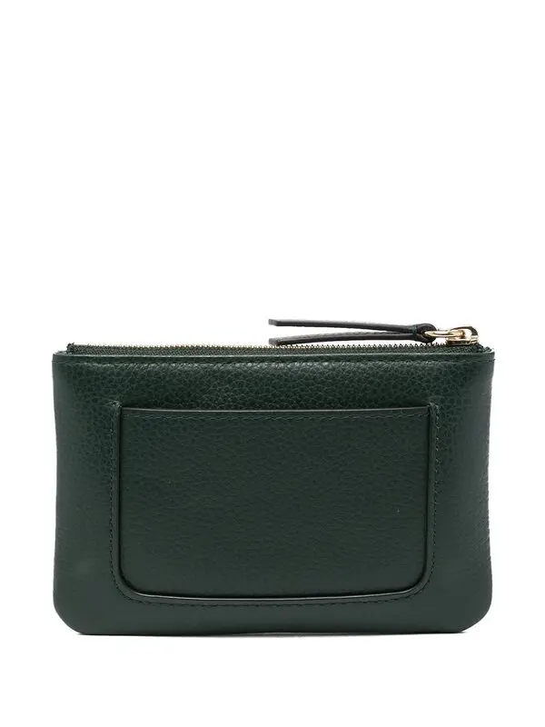 Mulberry Logo-plaque Coin Purse - Green