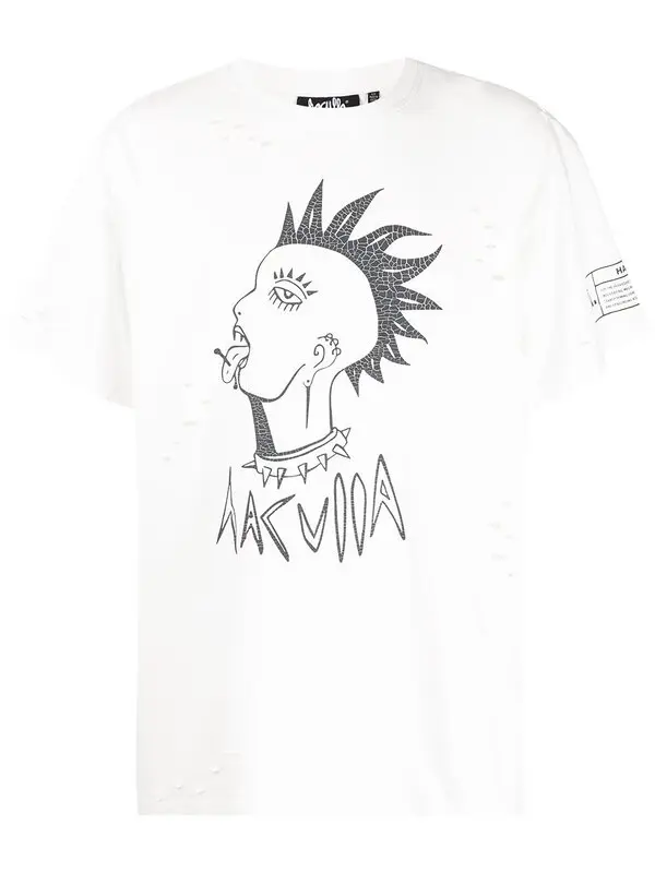 HACULLA. Hac Punk Cotton T-shirt - White