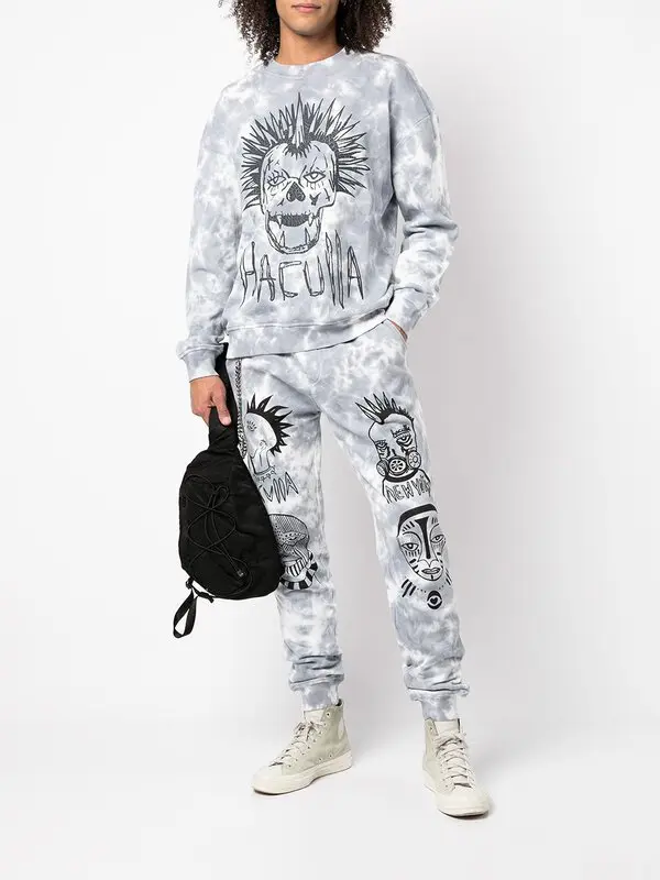 HACULLA. Spike Head Graphic Print Sweater