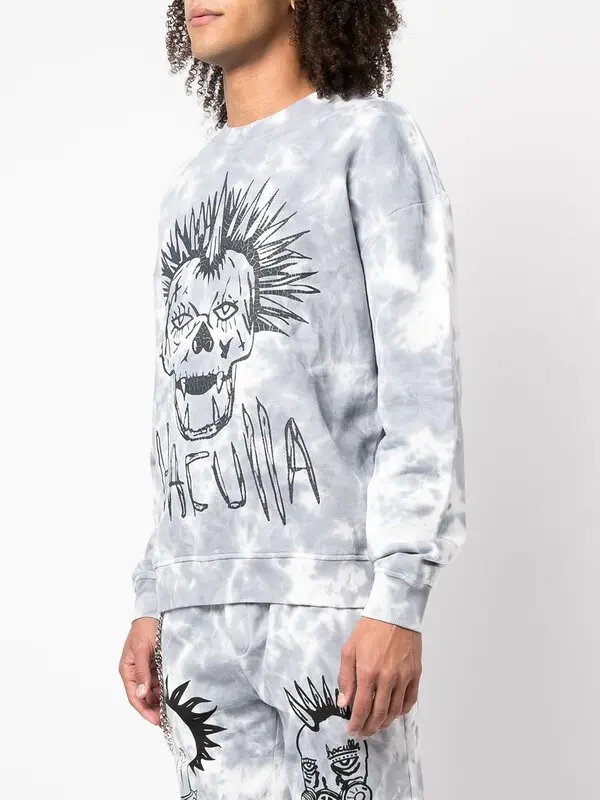 HACULLA. Spike Head Graphic Print Sweater