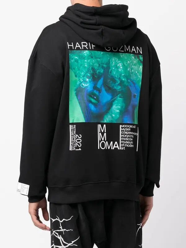 HACULLA. Georgia Slogan-print Hoodie - Black