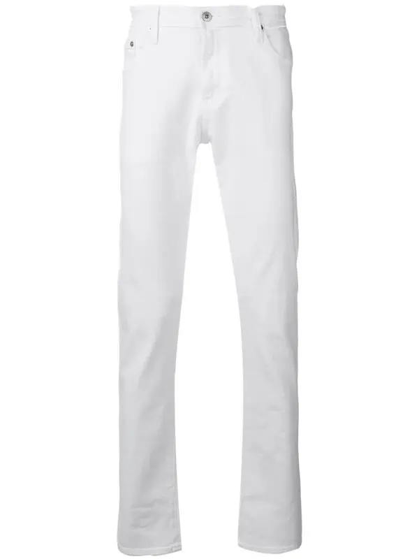 Ag Straight Leg Jeans - White
