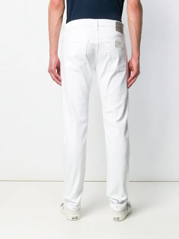 Ag Straight Leg Jeans - White