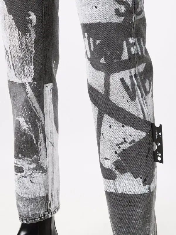 Off-White High-waisted Tapered Trousers