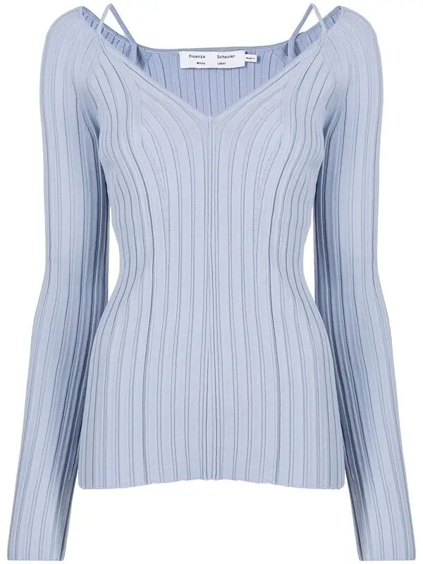 Proenza Schouler White Label Rib Knit Top