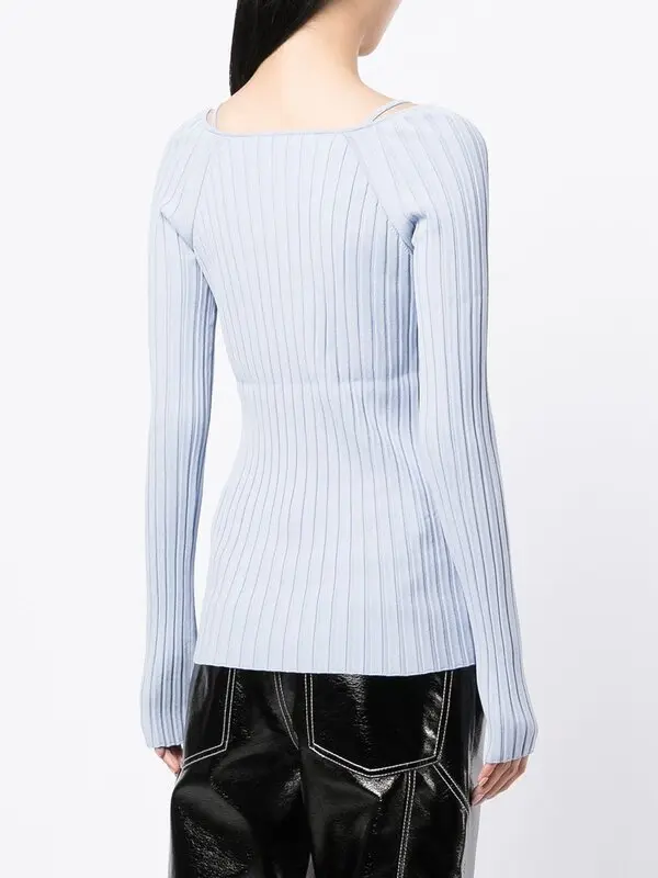 Proenza Schouler White Label Rib Knit Top