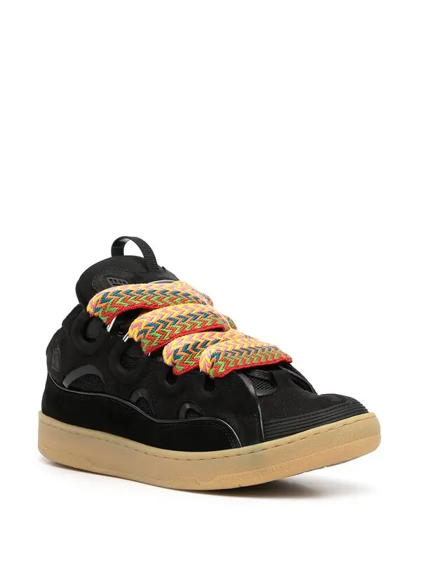 LANVIN Chunky Lace-up Sneakers - Black