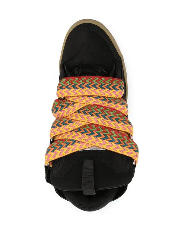LANVIN Chunky Lace-up Sneakers - Black