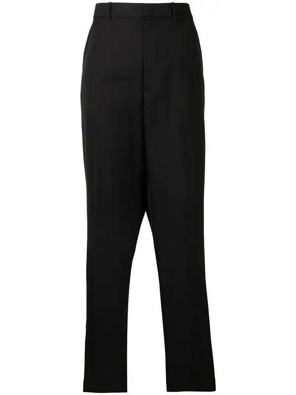 Polo Ralph Lauren Straight-leg Wool Trousers - Black