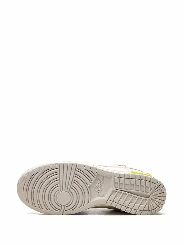 Nike X Off White Dunk Low Lot 24 Sneakers - White