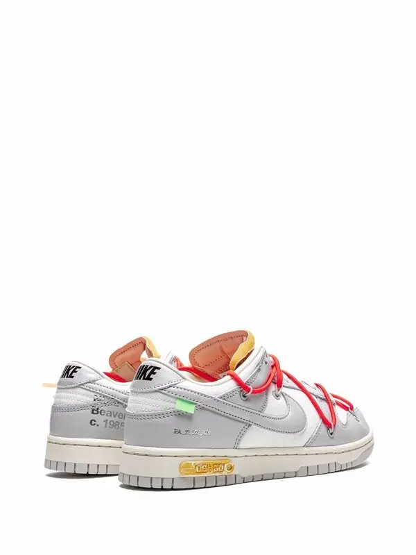 Nike X Off White Dunk Low Lot 6 Sneakers - White