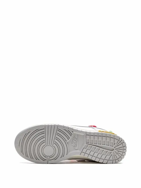 Nike X Off White Dunk Low Lot 6 Sneakers - White