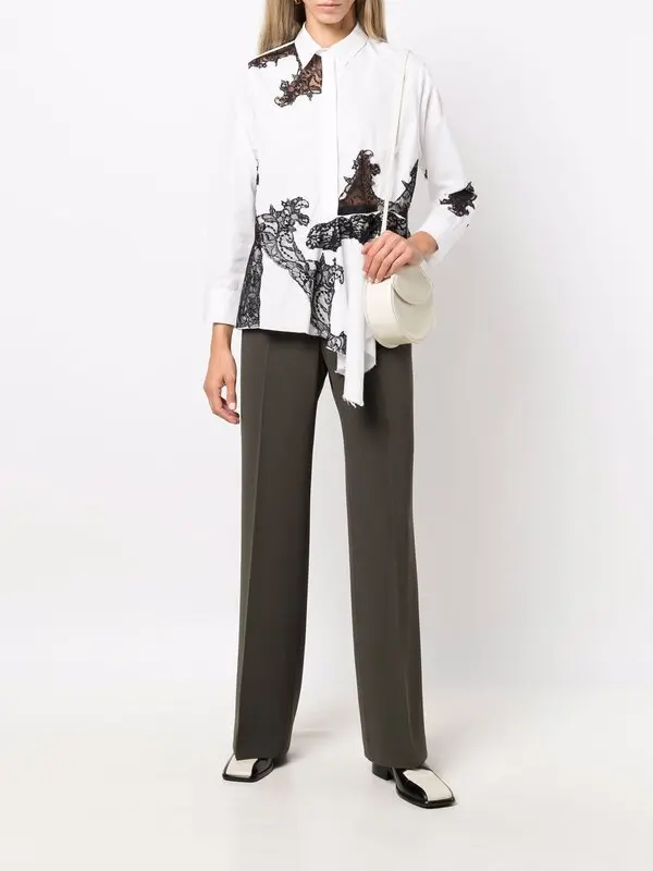 Alberto Biani Straight Leg Trousers - Green