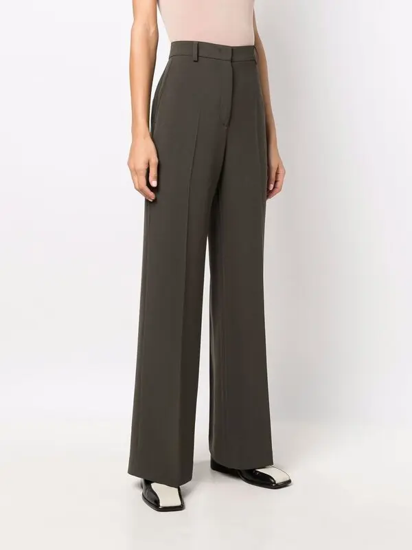 Alberto Biani Straight Leg Trousers - Green