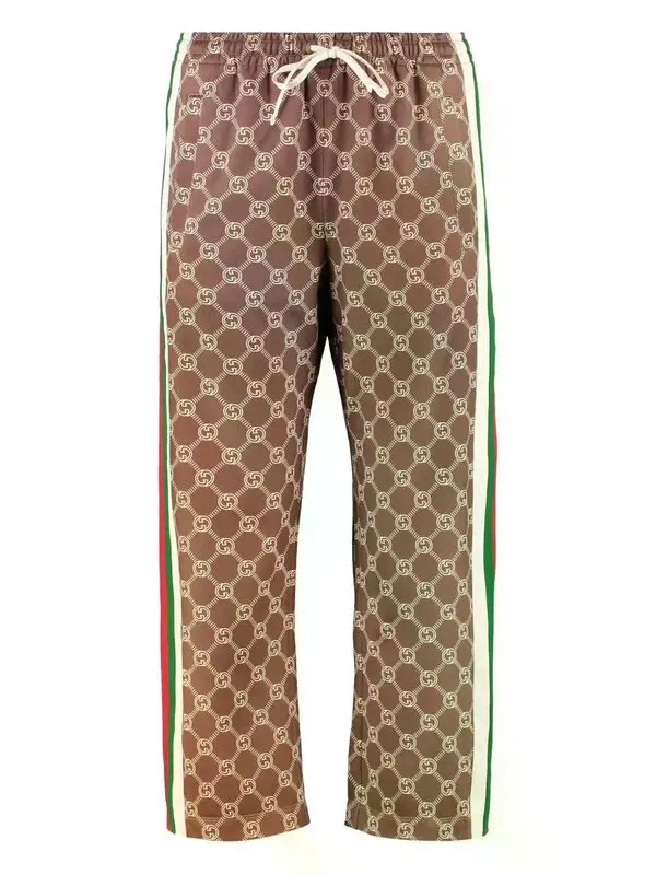 Gucci Interlocking G Cropped Track Pants