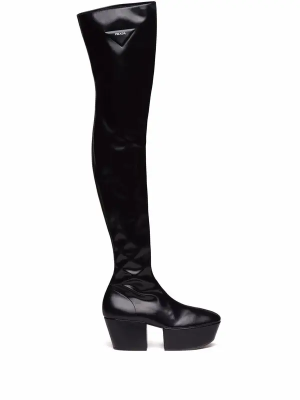Prada Thigh-high Platform Boots