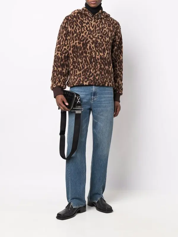 Amiri All-over Leopard-print Hoodie