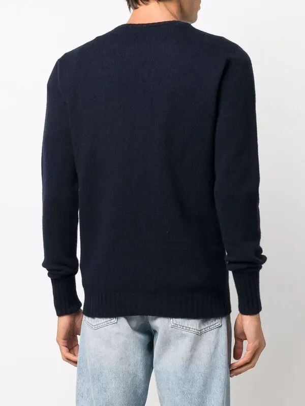 DRUMOHR Round Neck Jumper - Blue