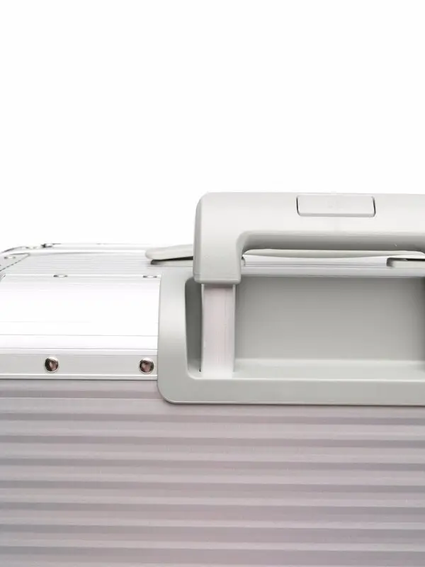 FPM MILANO Bank S Spinner 76cm Studded Aluminum Suitcase