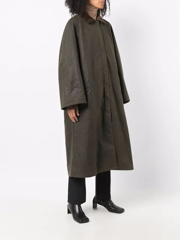 TOTEME Country Single-breasted Coat - Green