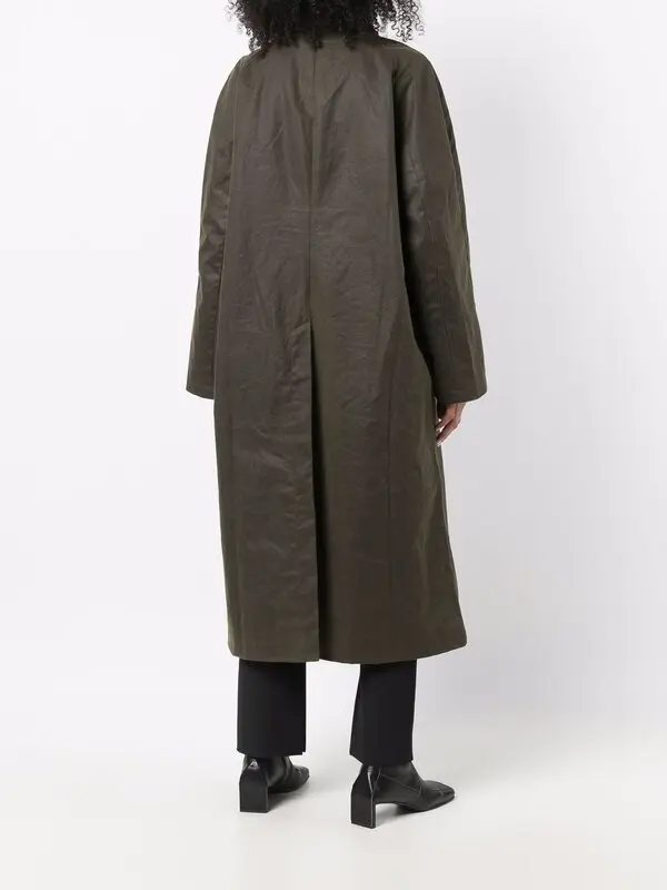 TOTEME Country Single-breasted Coat - Green