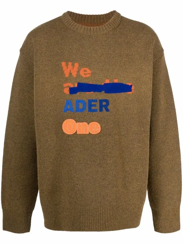 ADER ERROR Logo-embroidered Knitted Jumper